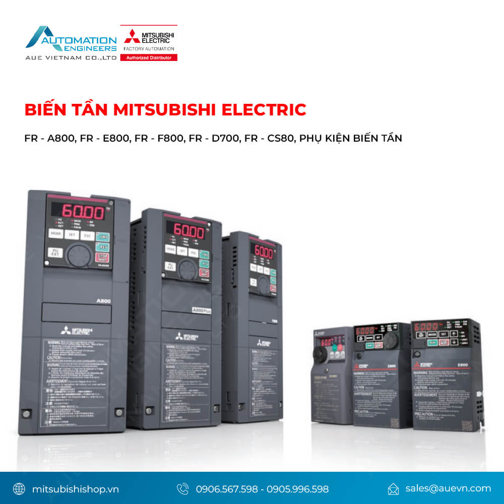 Biến tần Mitsubishi: Bảng giá các loại biến tần và hỗ trợ kỹ thuật - AUEVN